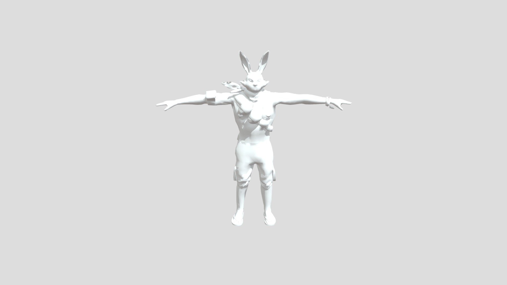 Toxic Bunny White 444 - Download Free 3D model by BD 777 FF ...