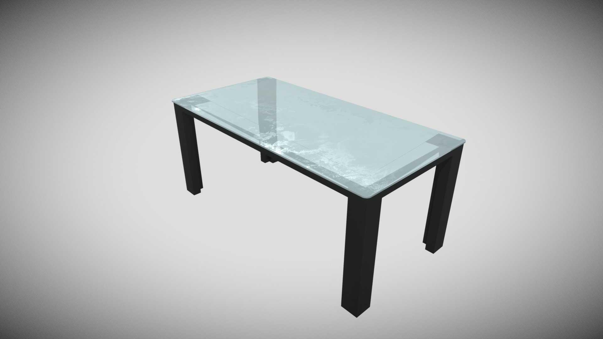 Glass Table - Download Free 3D model by w0ppy [aa4a542] - Sketchfab