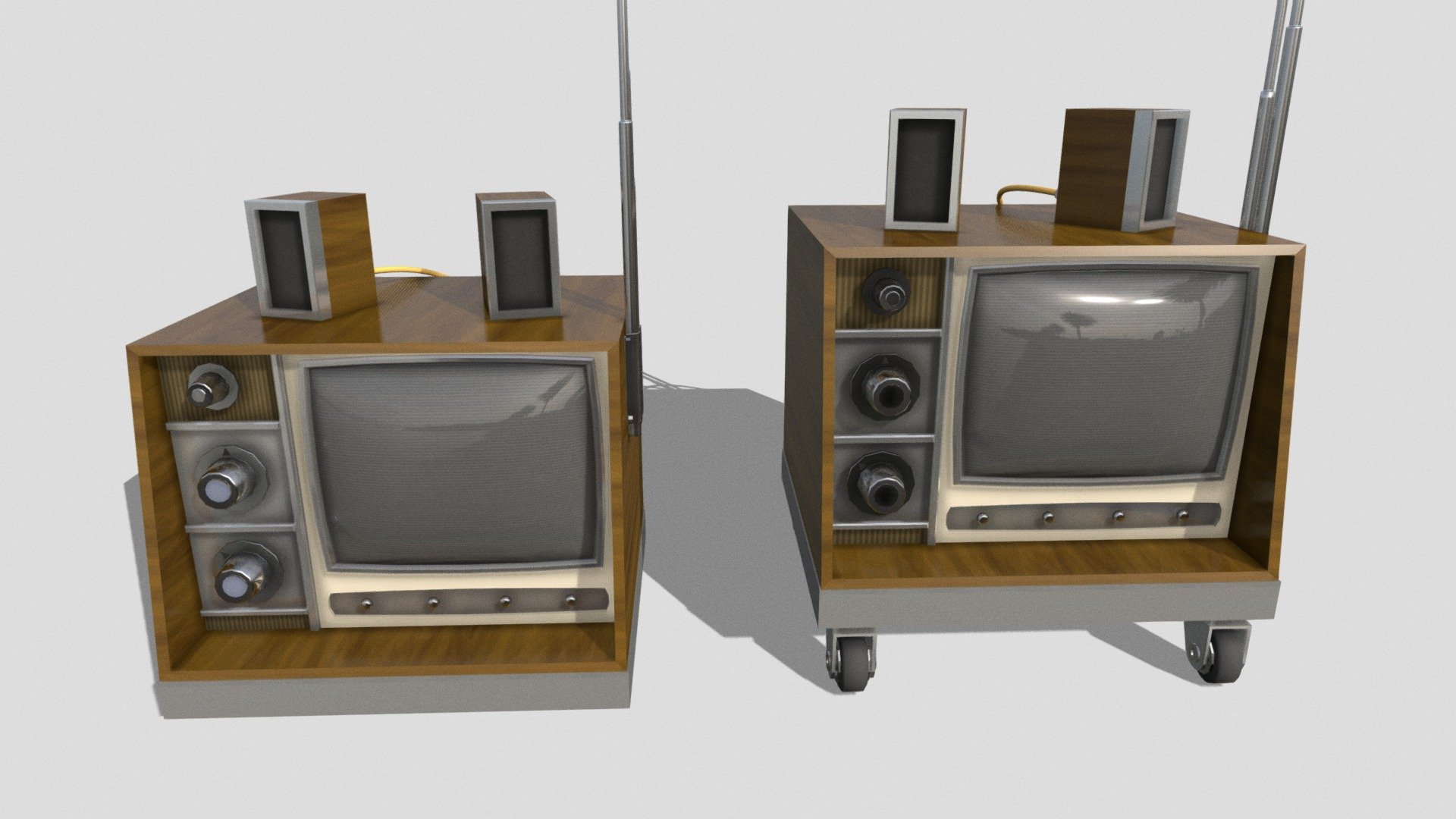 1970s Ferret Television Sets - 3D model by Signalrenders [aa4aba7 ...
