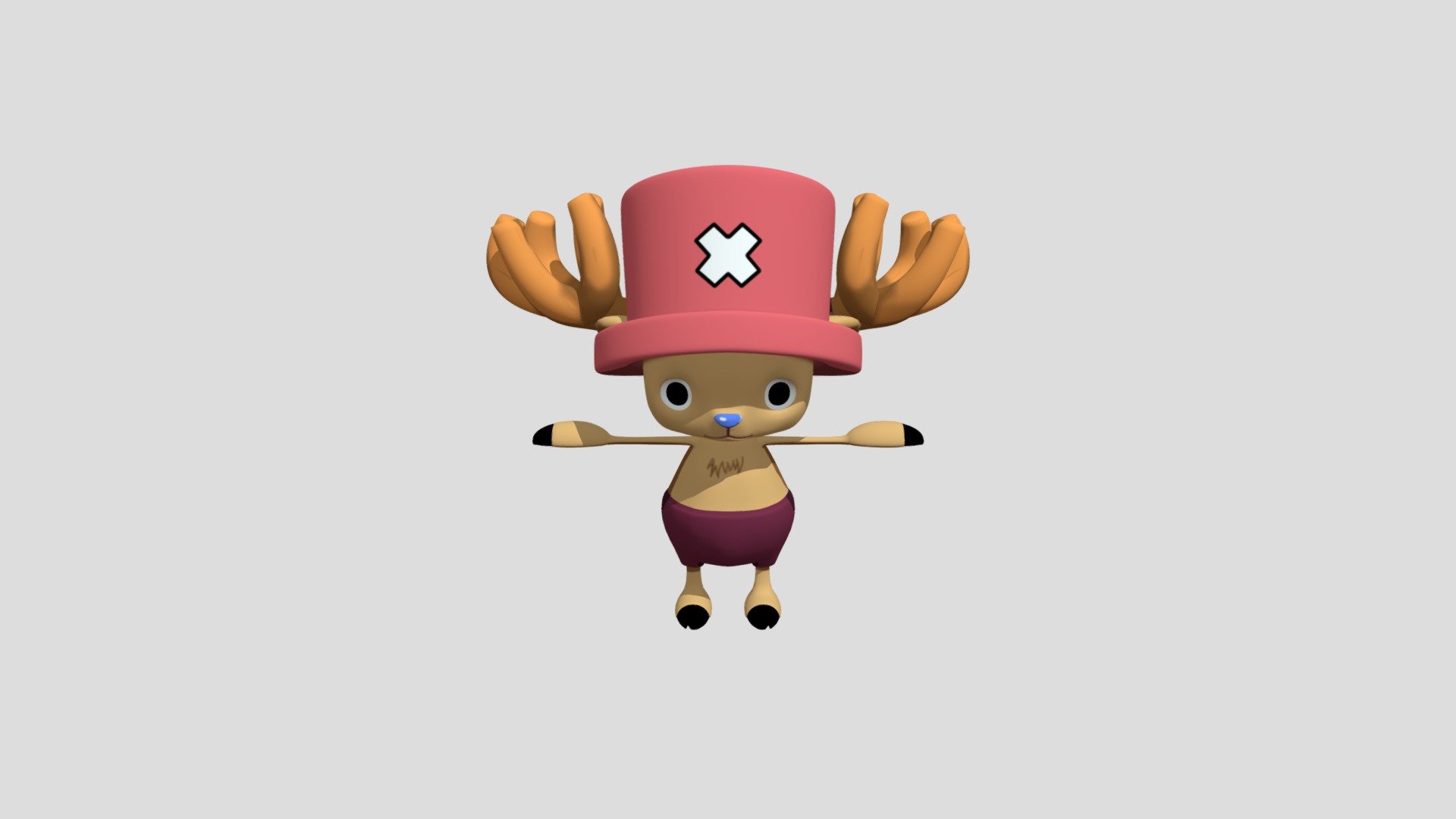 Tony Tony Chopper - 3D model by ycsc [aa4d1f0] - Sketchfab
