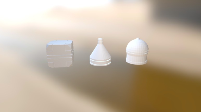 Three Shapes - 3D model by timemamooden [aa50c48] - Sketchfab