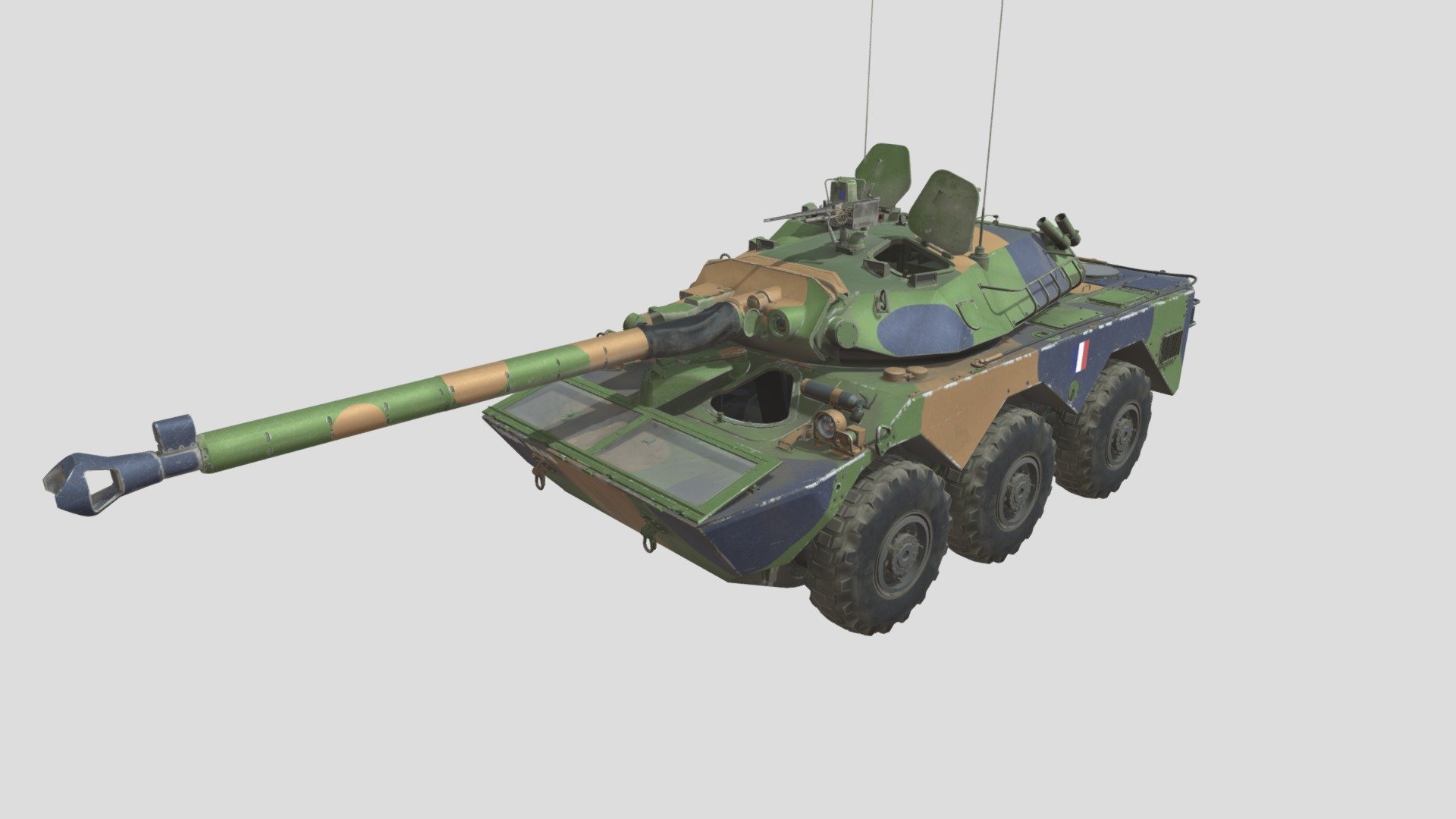 AMX 10 RC - 3D model by timonfreud [aa52b10] - Sketchfab