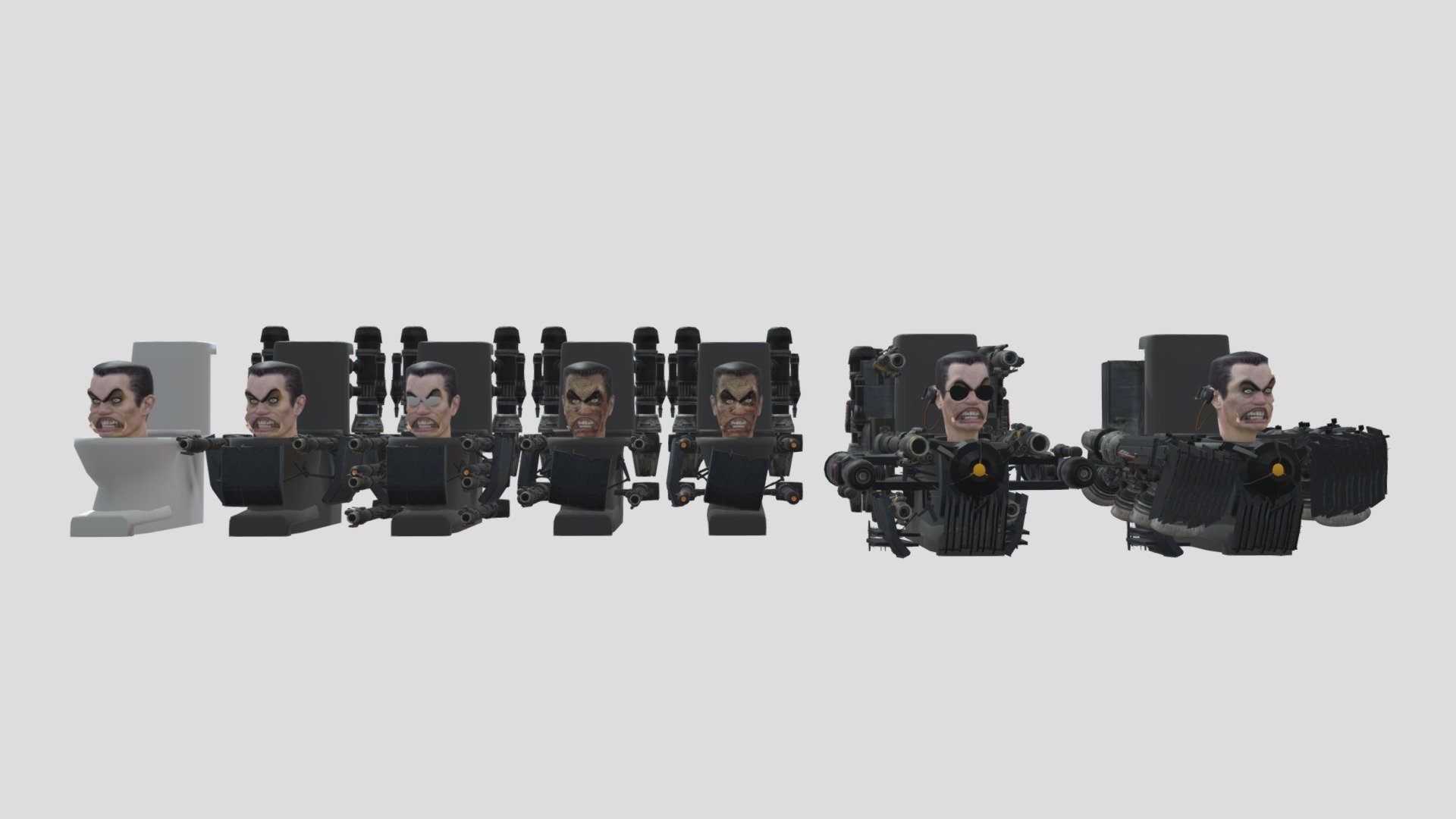 Gman 1.0 - 5.0 - Download Free 3D model by BroThinksHesInTheNBA ...