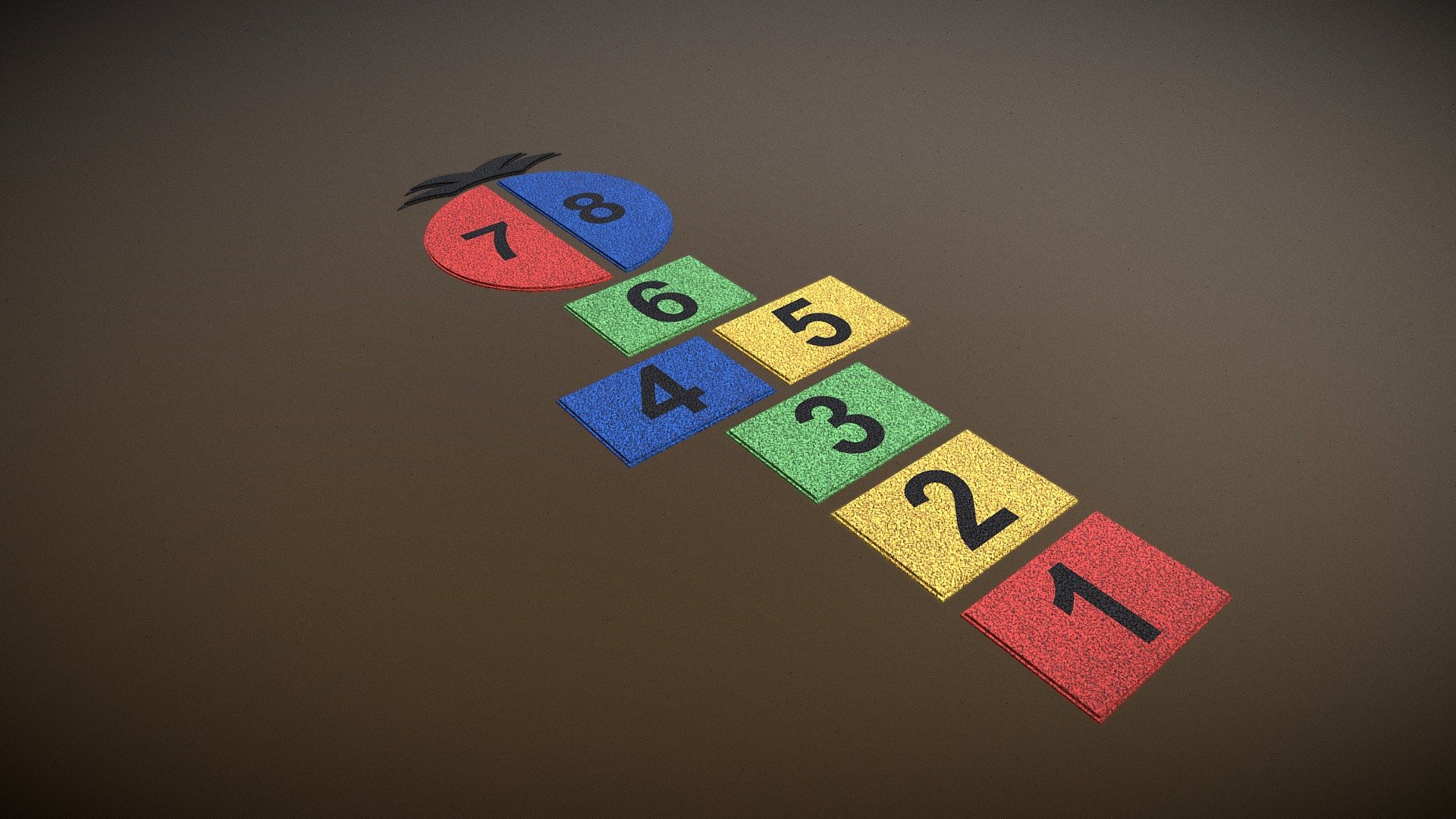 EPDM Hopscotch SMALL BOY - 3D model by 4soft s.r.o. (@4soft) [aa540b8 ...