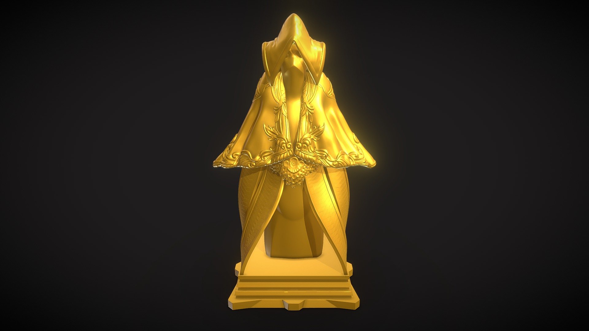 Fate GrandOrder Foreigner Class Chess Piece - Buy Royalty Free 3D model ...