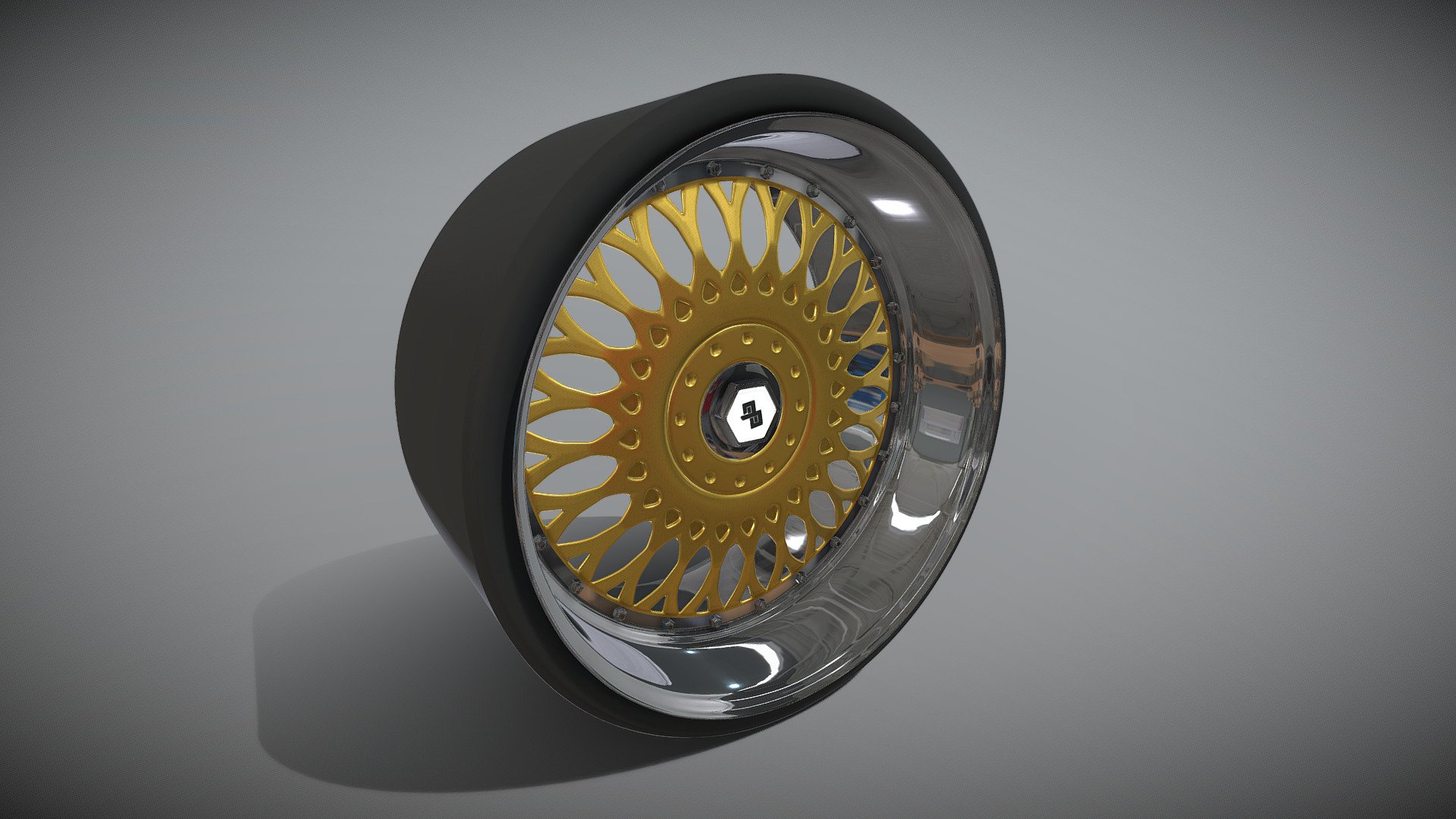 Wheel Rim - 3D model by Grzegorz Pichlak (@grzehu71) [aa54f2f] - Sketchfab