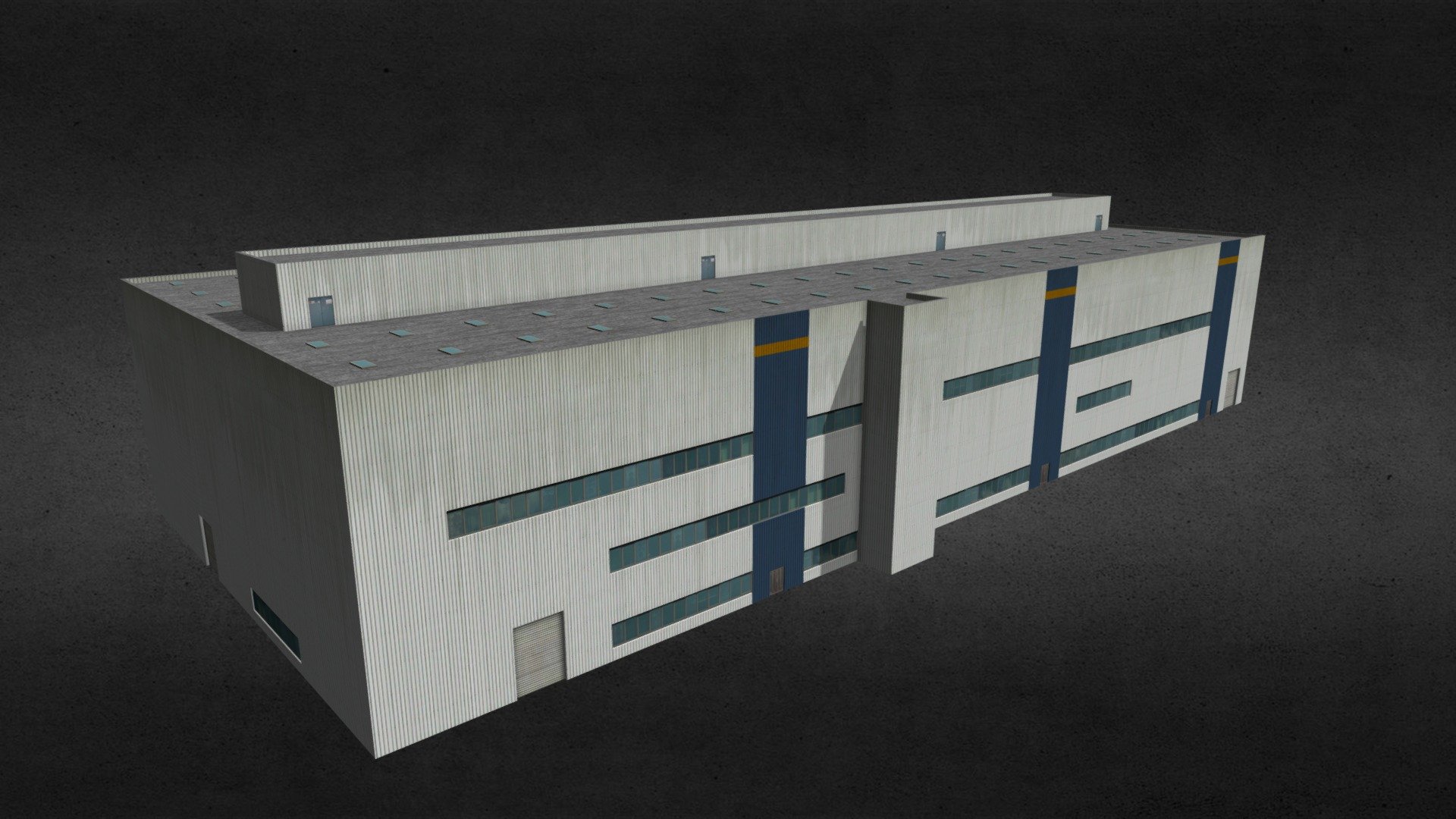 Factory Hall 2 - 3D model by Avanya [aa565cd] - Sketchfab