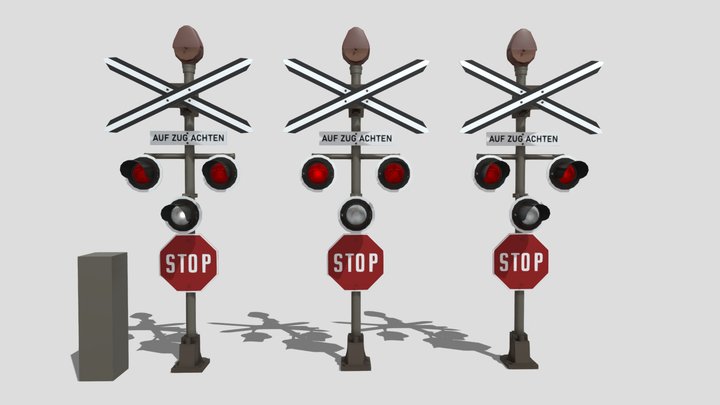 Levelcrossing 3D models - Sketchfab