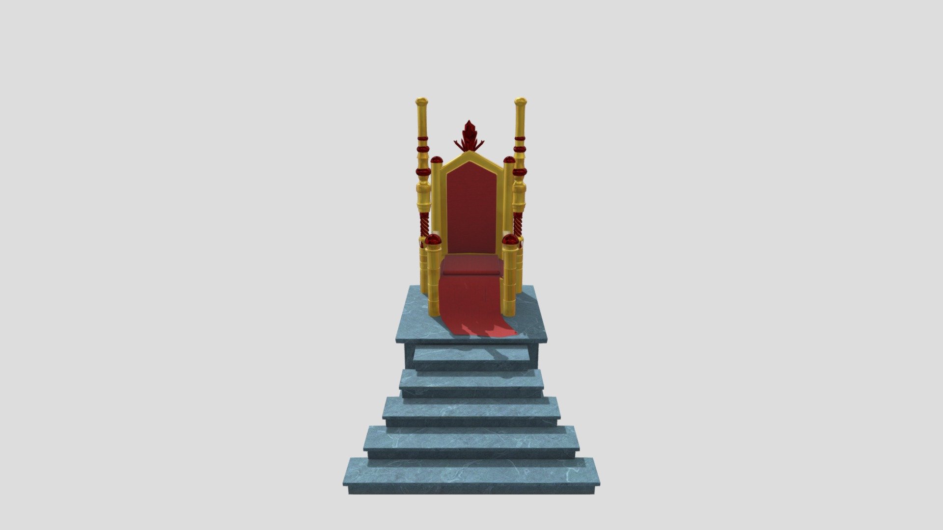 Throne for the Evil King - 3D model by michelledowning21 [aa571b8 ...