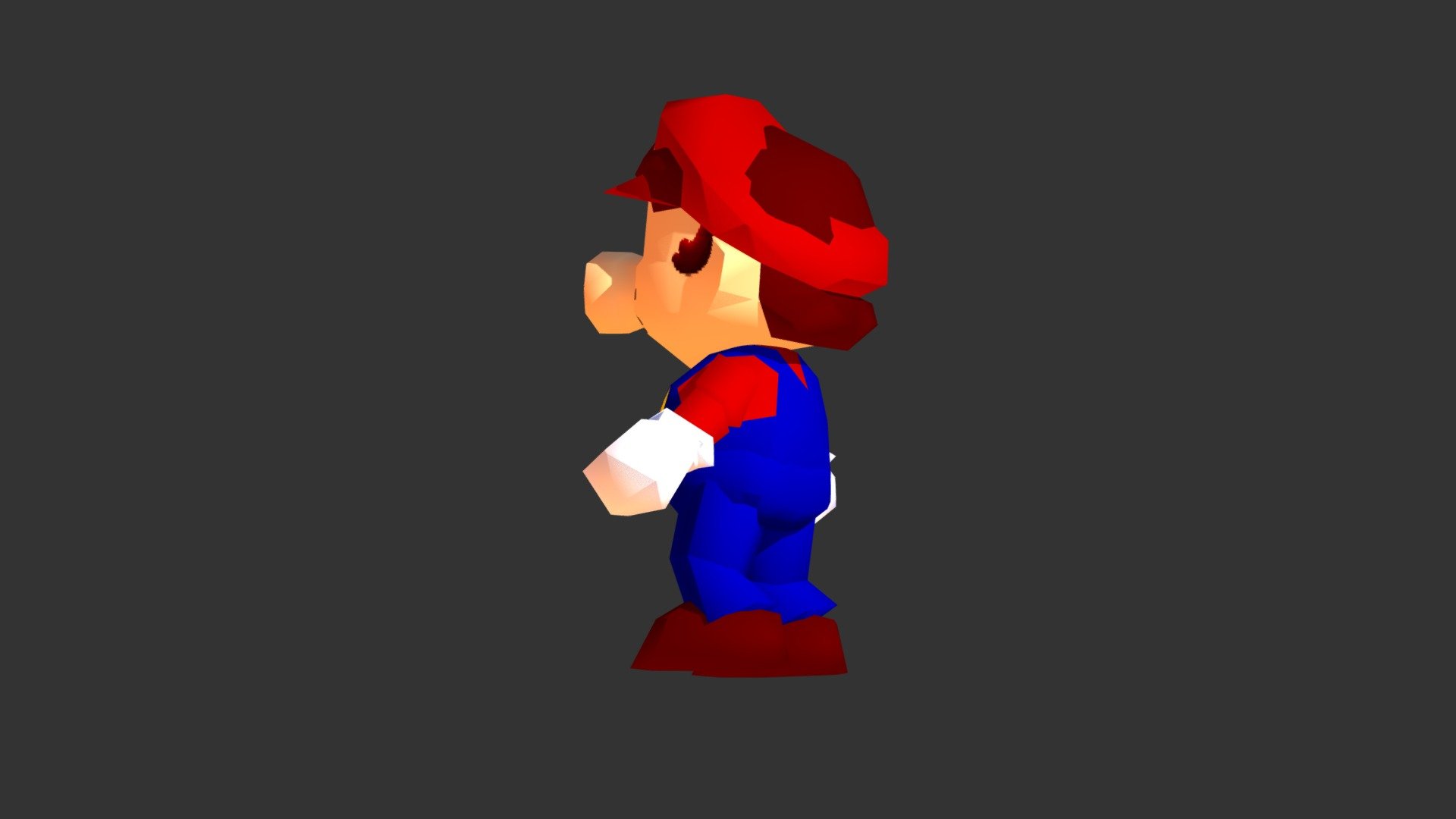 Mario 64 idle - Download Free 3D model by Fazbeards [aa58e3a] - Sketchfab