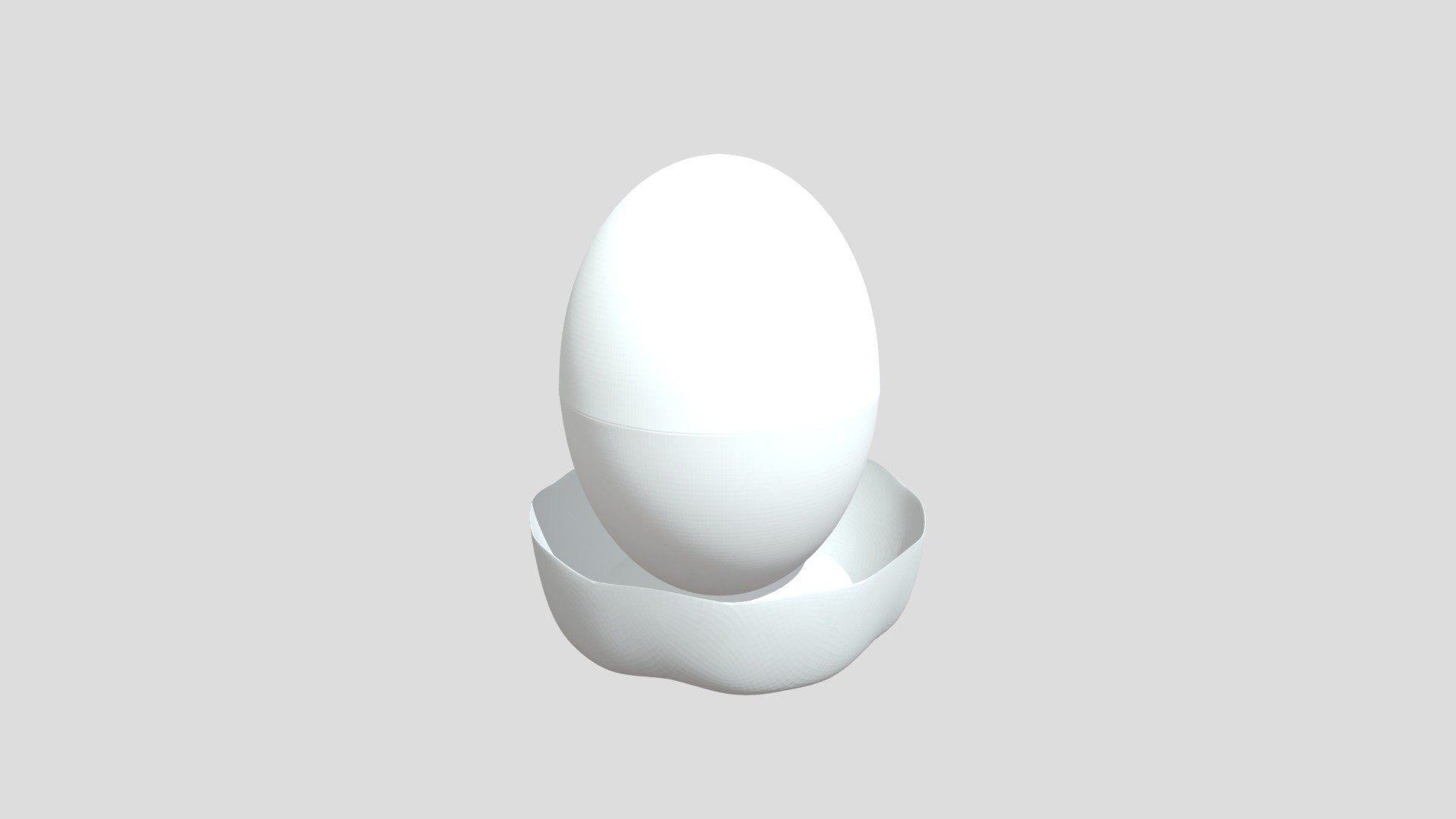 Egg on a Plate - Download Free 3D model by undefinedCat [aa5a3cf ...