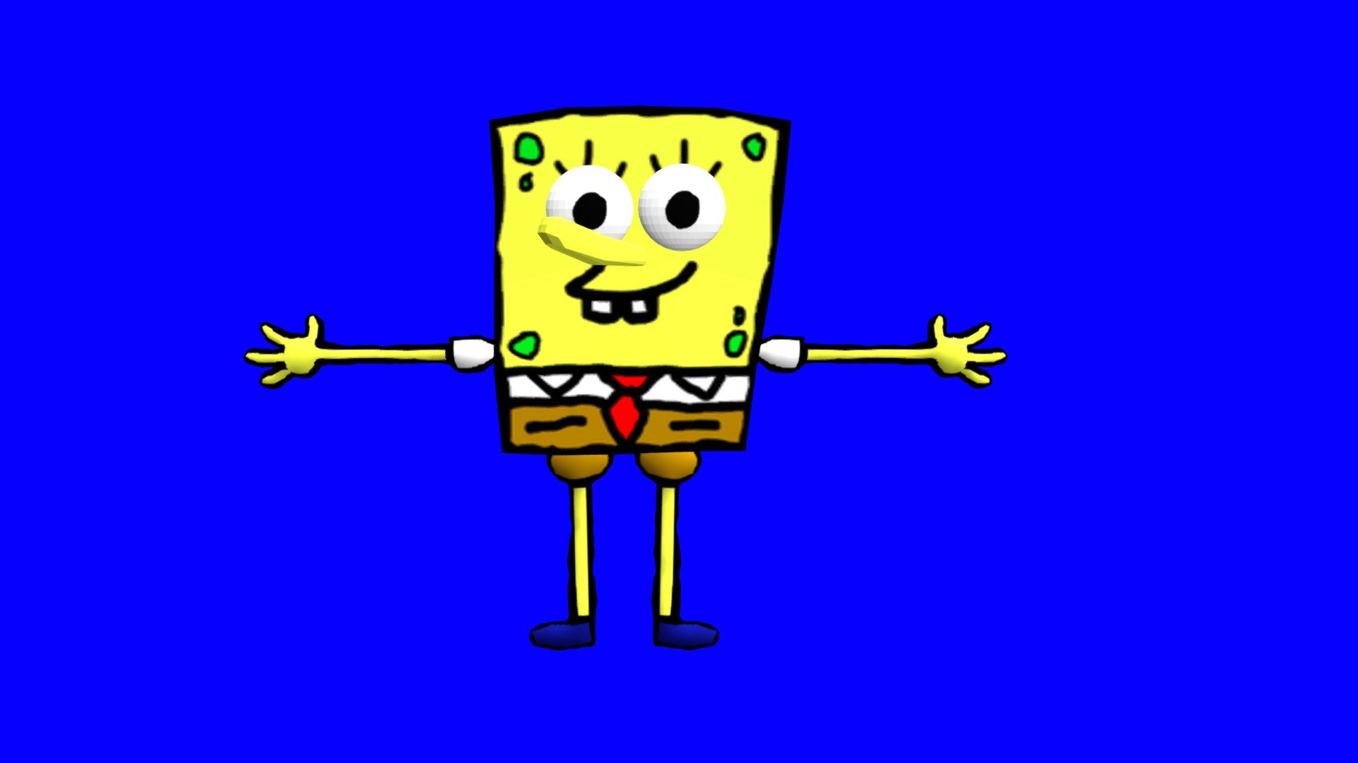 My SpongeBob model - Download Free 3D model by Romyblox1234 ...
