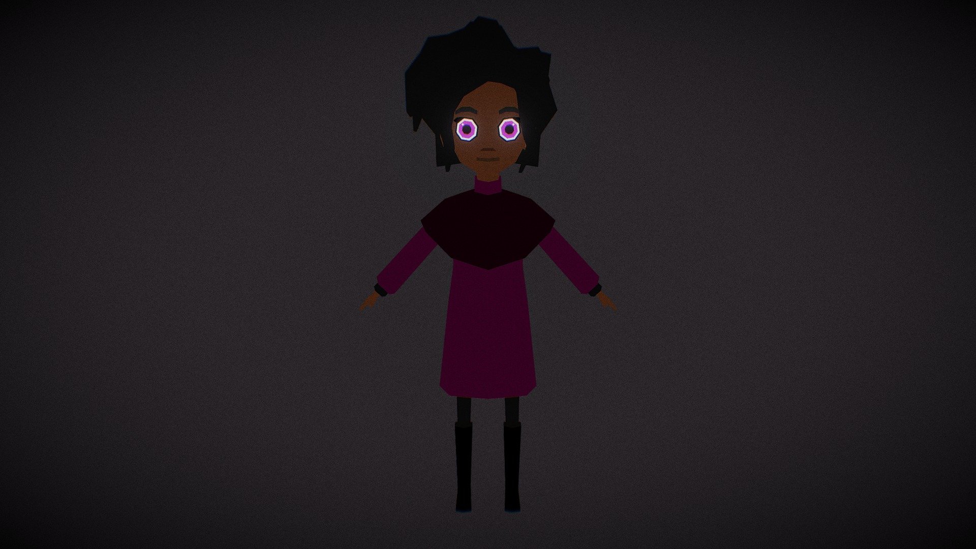 Low Poly Evil Wizard Girl - Download Free 3D model by micaelsampaio ...