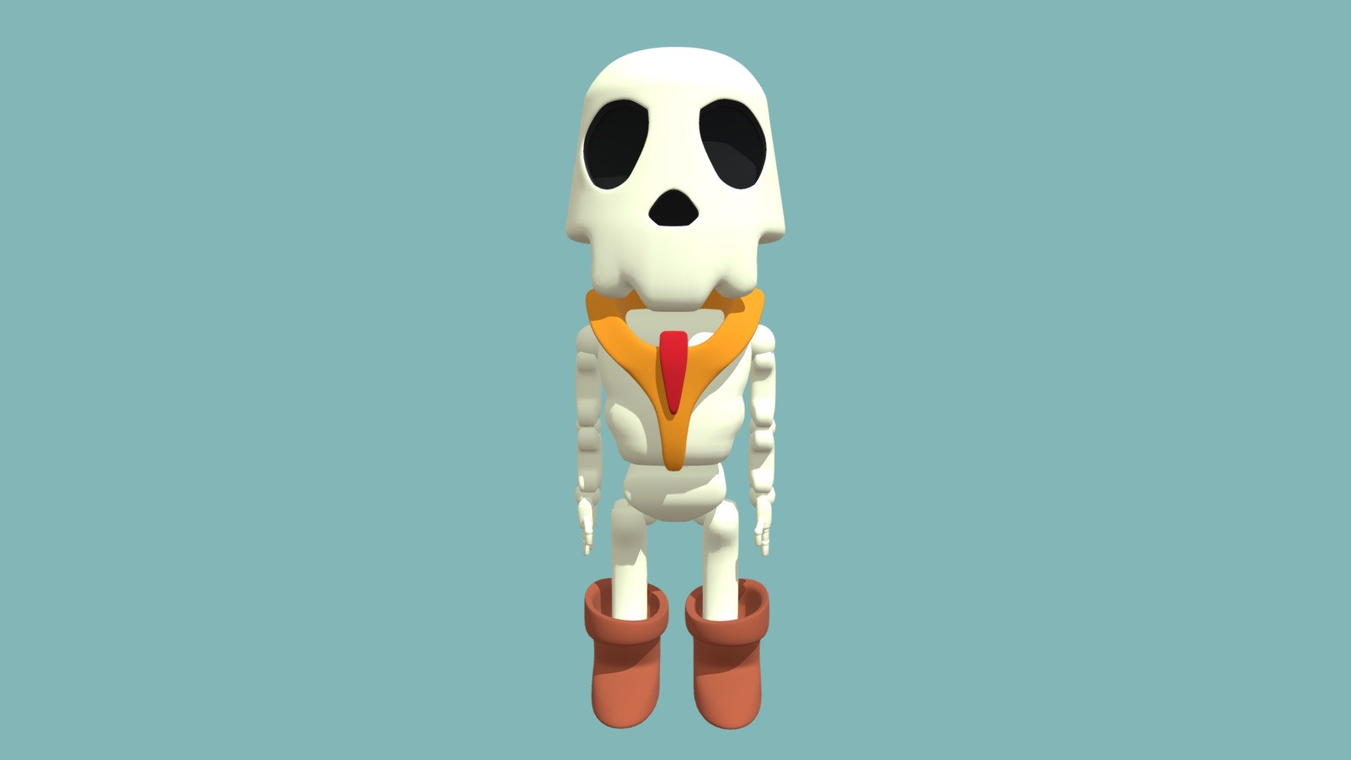 Skeleton LowPoly - 3D model by LeeAnhs (@LeeLee_ii) [aa5cce4] - Sketchfab
