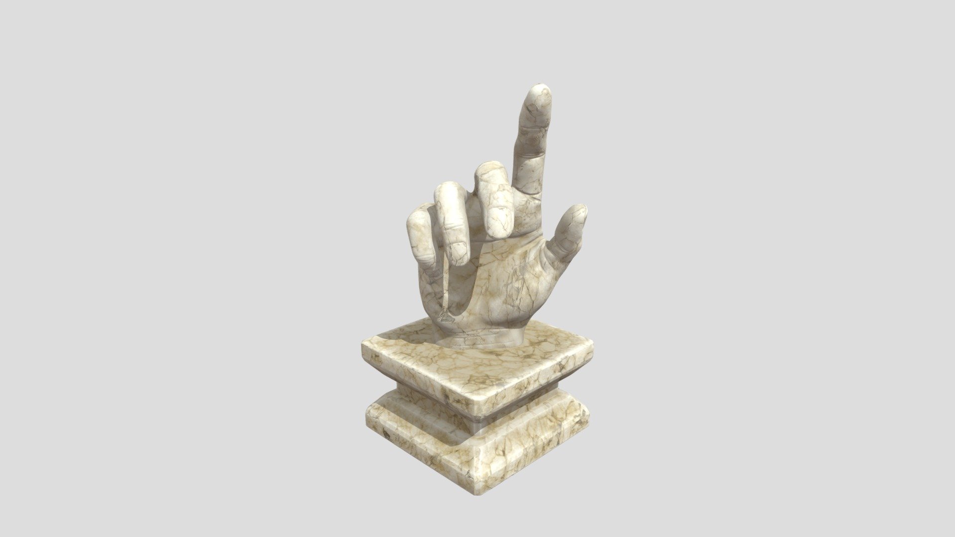 Anatomically Correct Hand Sculpt - 3D model by Shaban Syed (@Shab97 ...