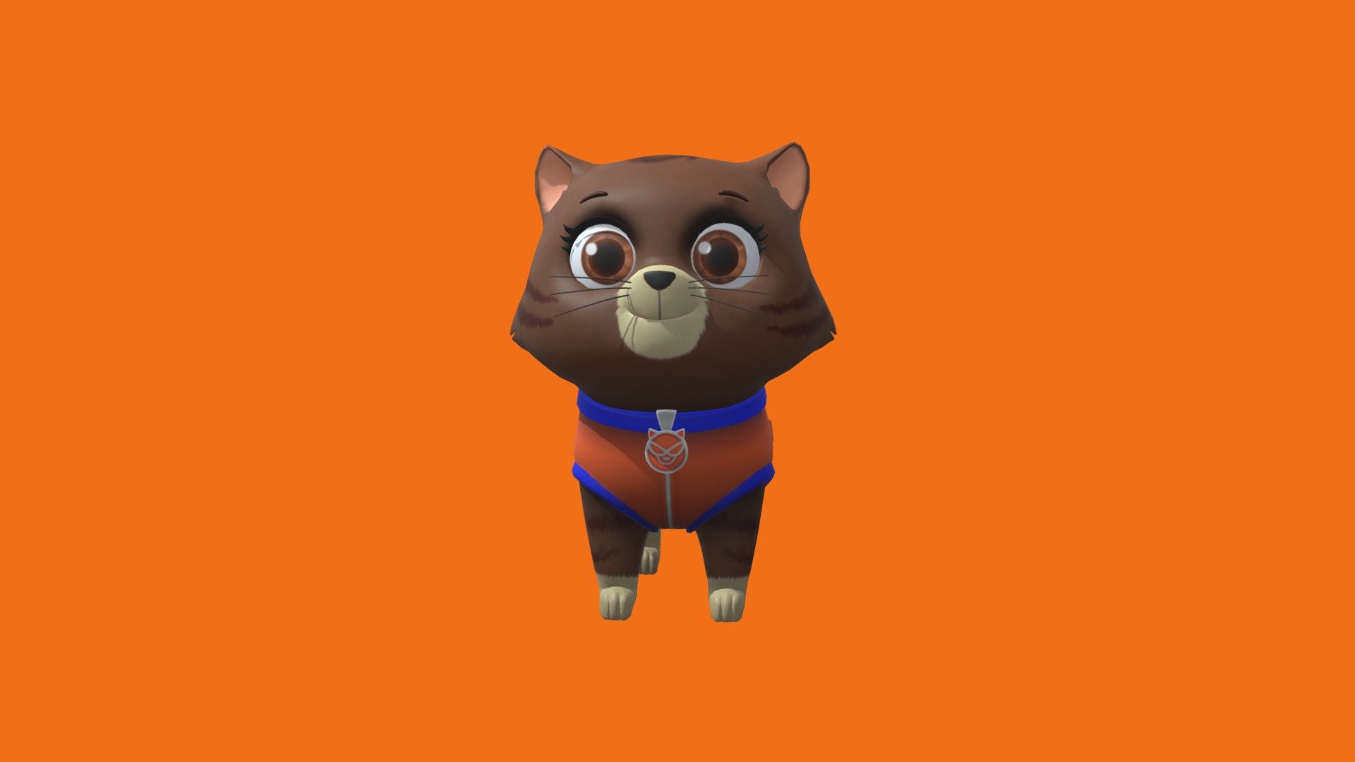 Cat Zuma - Download Free 3D model by kingston.shamily [aa5fa4e] - Sketchfab