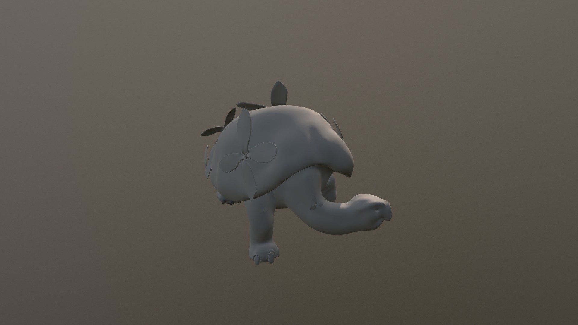 Flower Tortoise - 3D model by Richard (@richartjacobs) [aa615d2 ...