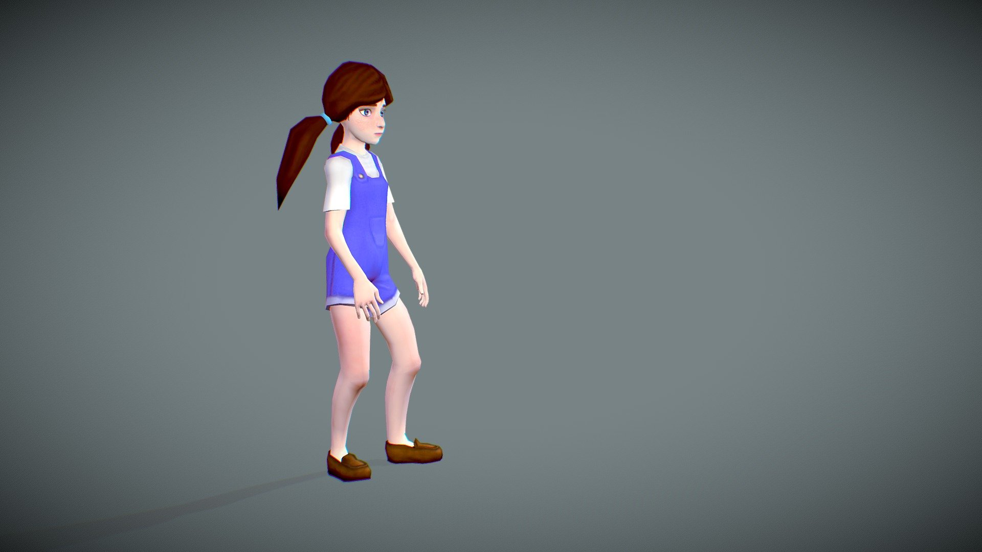Stylized Girl - Download Free 3D model by Northcliffe [aa63eef] - Sketchfab
