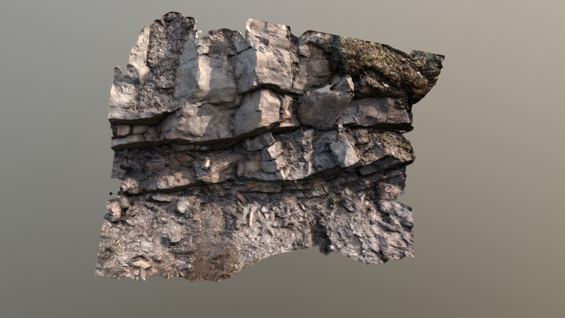 Sandstone outcrop - Download Free 3D model by AVZ (@micropalaeontology ...