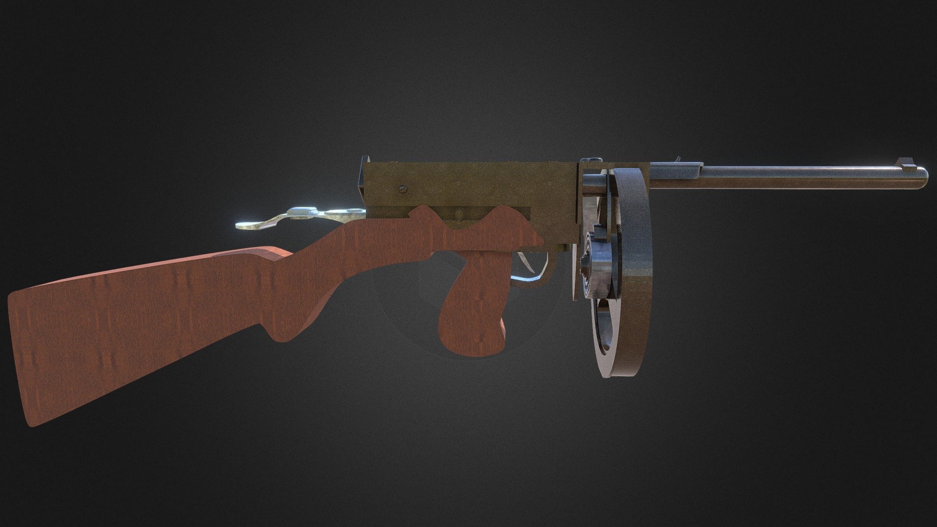 Prototype Owen Submachine Gun - Download Free 3D model by ...