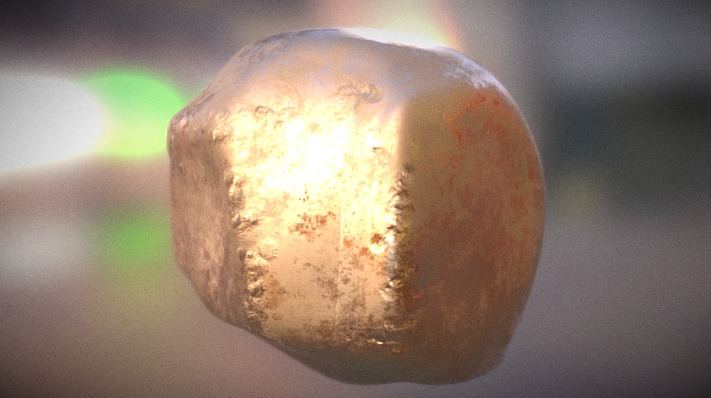 gold block - 3D model by E-lamour [aa675b5] - Sketchfab