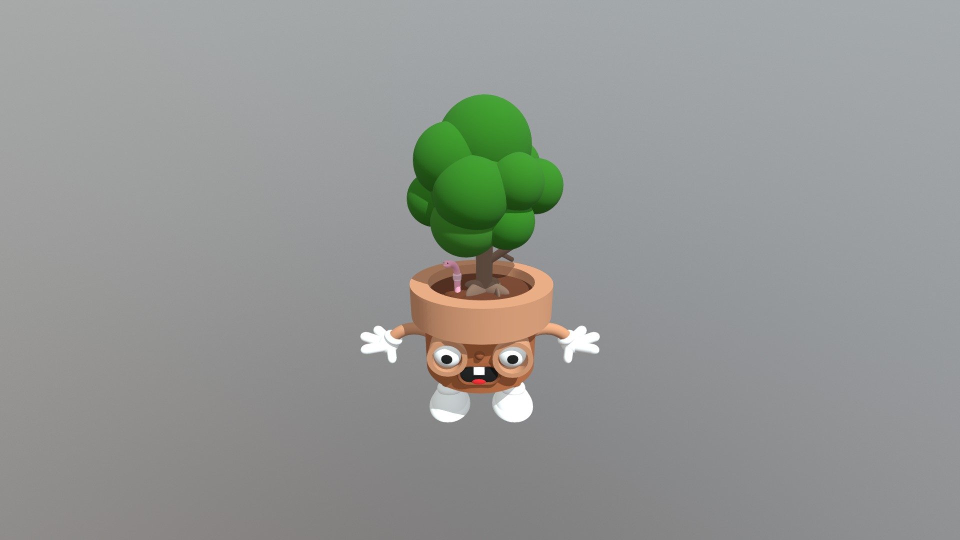 Plant guy - Download Free 3D model by Mark.Stluka [aa67c4e] - Sketchfab
