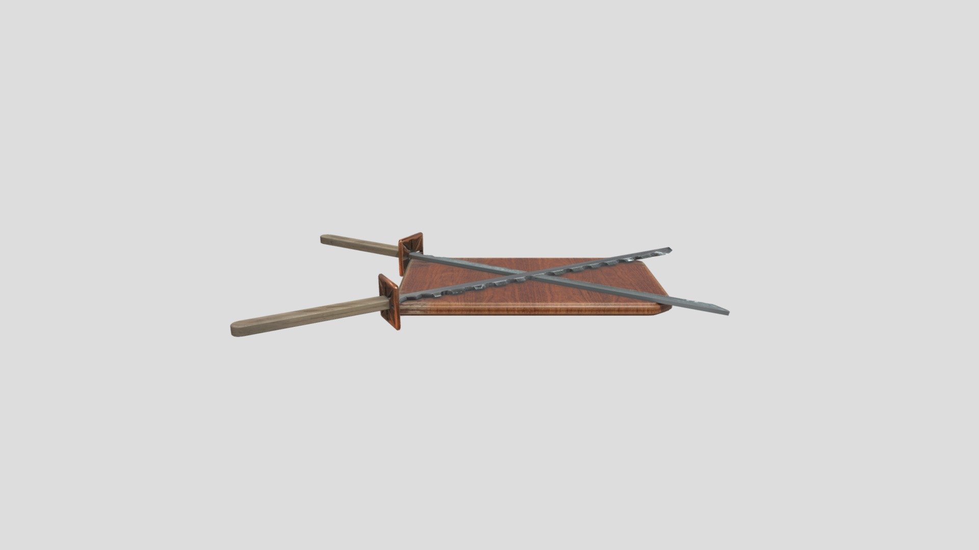 Swords on board - Download Free 3D model by lachiebear117 [aa6a631 ...