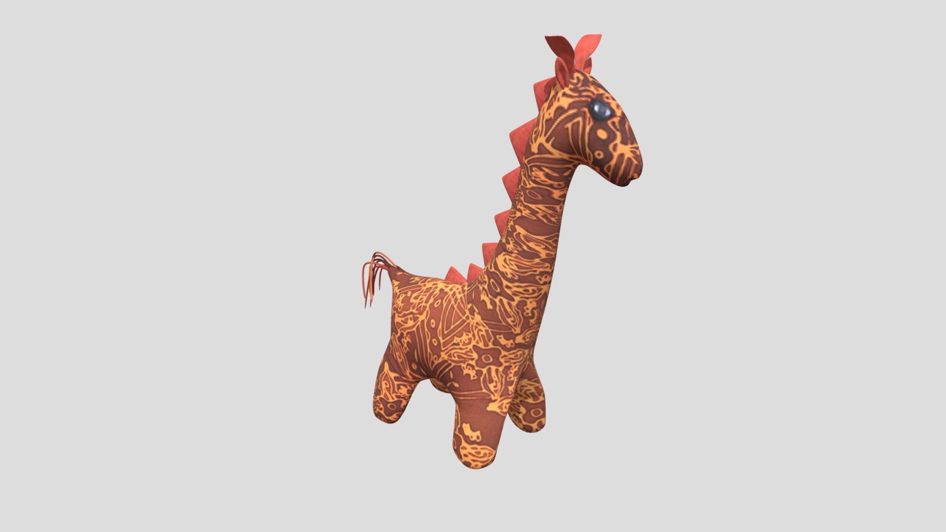 Zirafah Brown Soft Toy - Download Free 3D model by eeelabvisual ...
