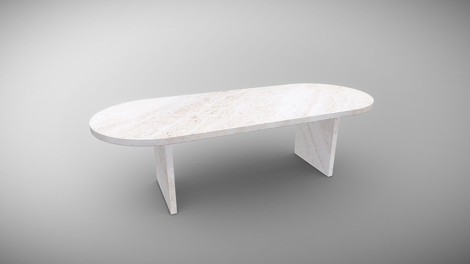 Marble Stone Dining Table - 3D model by studioartere [aa6b763] - Sketchfab
