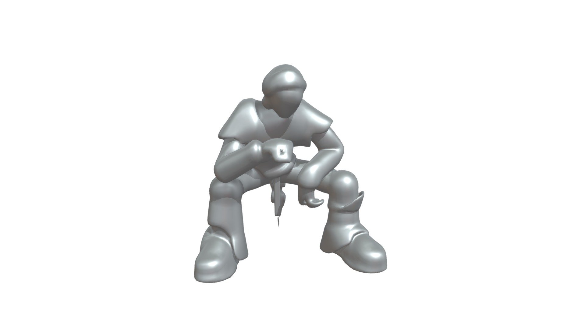 Human-like robot in streetwear - 3D model by chunshengwang [aa6c45c ...