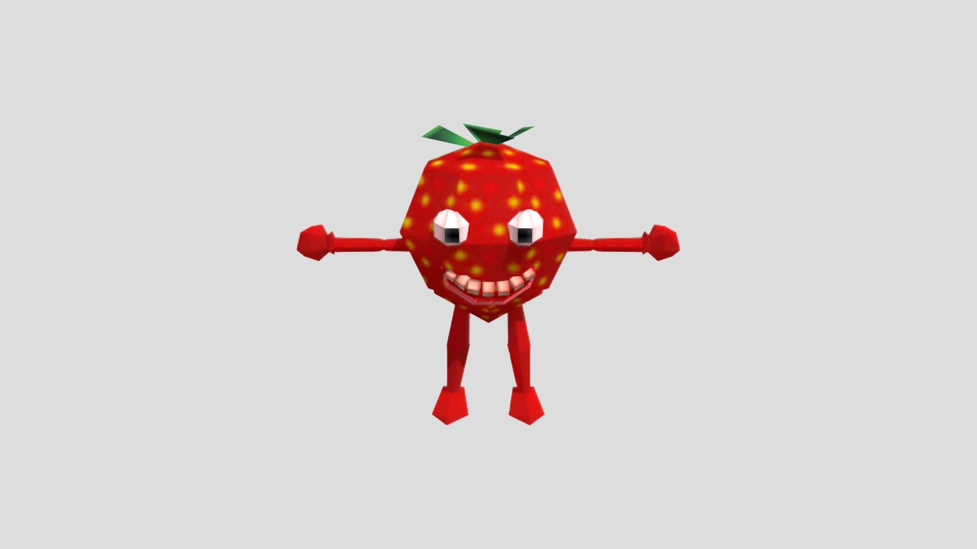 SAMMY THE STRAWBERRY - Download Free 3D model by Owen Porter (@Owen ...