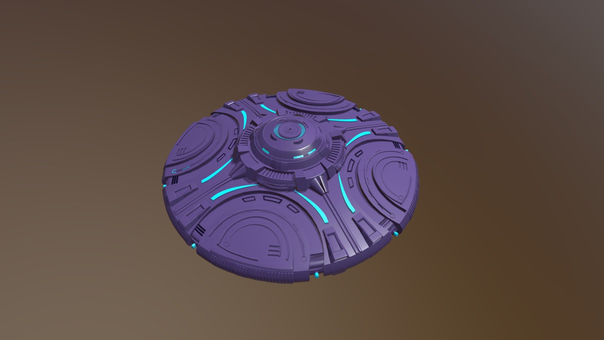 Sci-Fi UFO - 3D model by kuldeep2k [aa6ef51] - Sketchfab