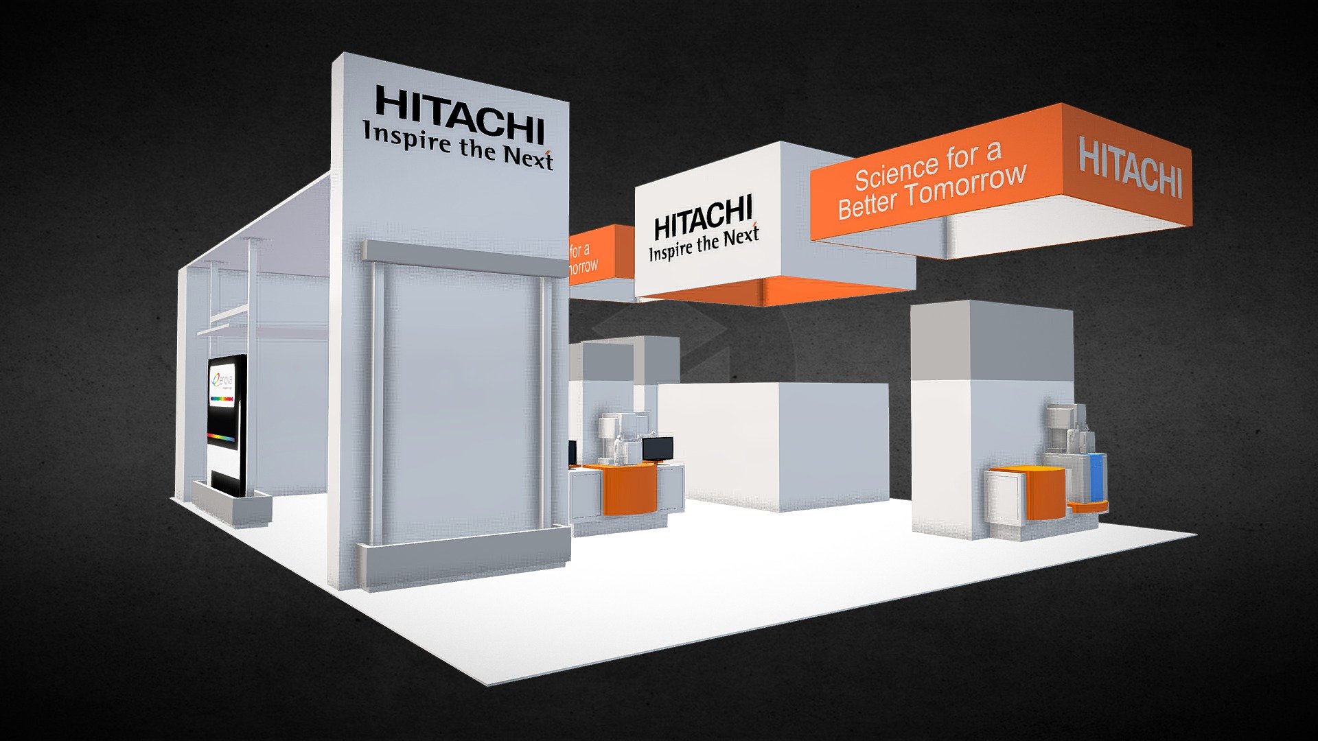Hitachi In Progress - 3D model by HatchExhibits [aa6f827] - Sketchfab