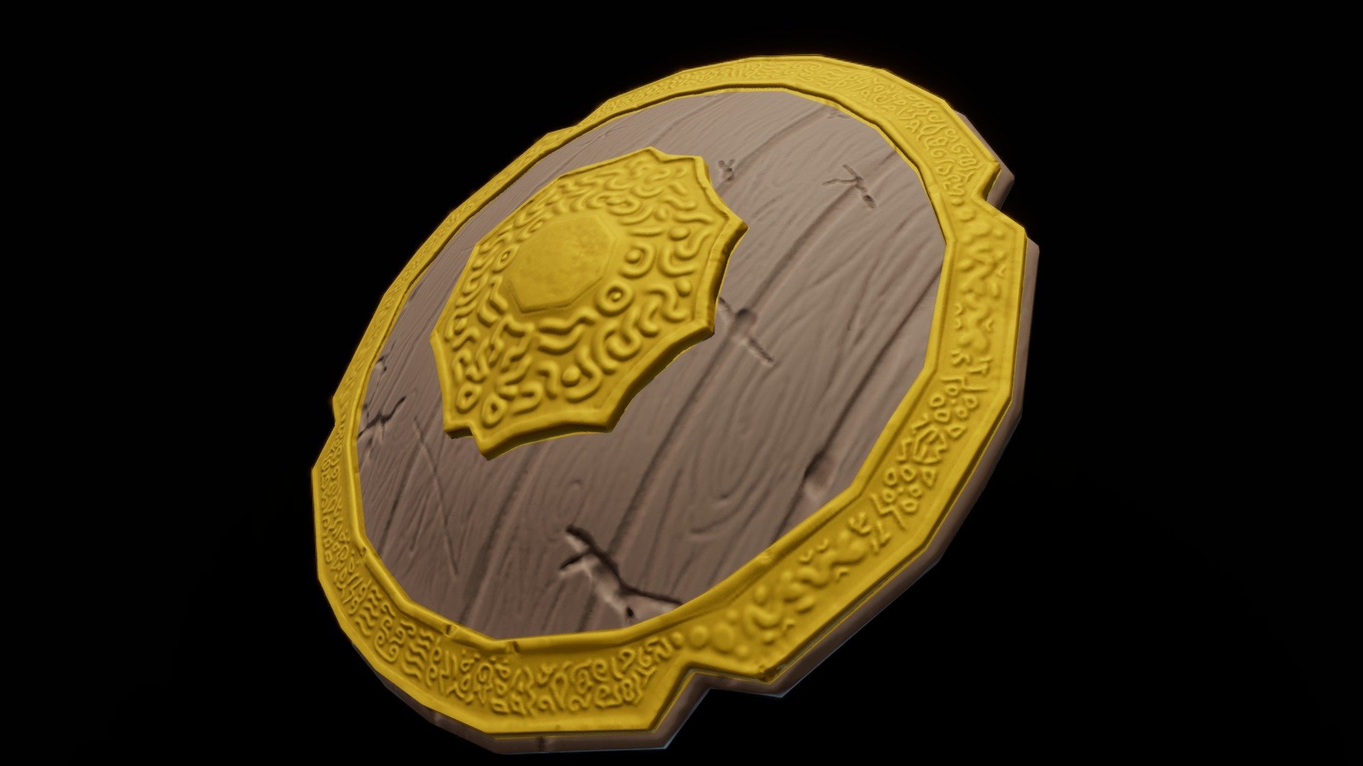 The First Shield - Download Free 3D model by TiqKai (@hadiamirudin ...
