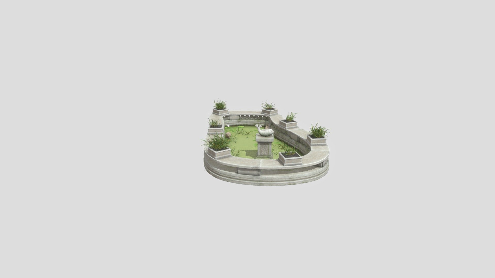 Pond - Download Free 3D model by Dannik [aa71115] - Sketchfab