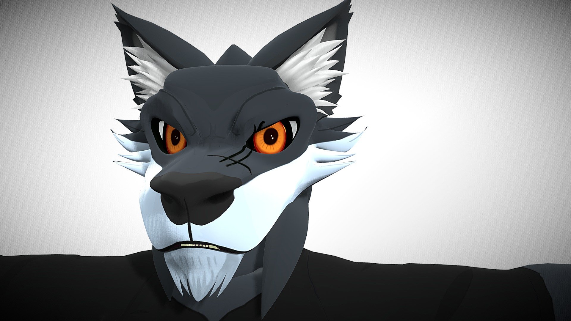 Wolf Furry Model - 3D model by shandrew [aa71796] - Sketchfab