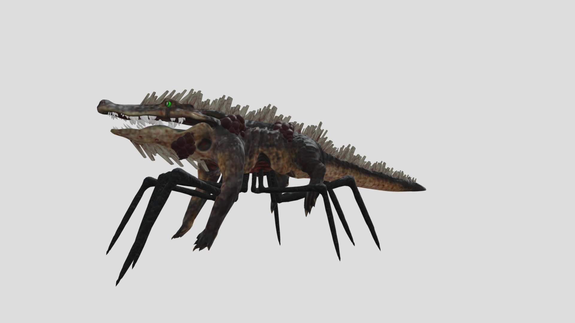 CROCODILE - 3D model by Zoochosis collection (@zoochosiscollection ...