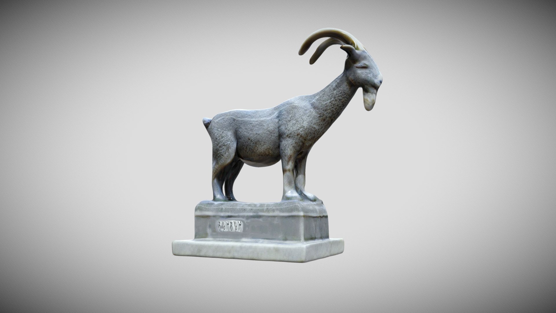 Capricorn_ Goat statue - Buy Royalty Free 3D model by Dominic Baker ...
