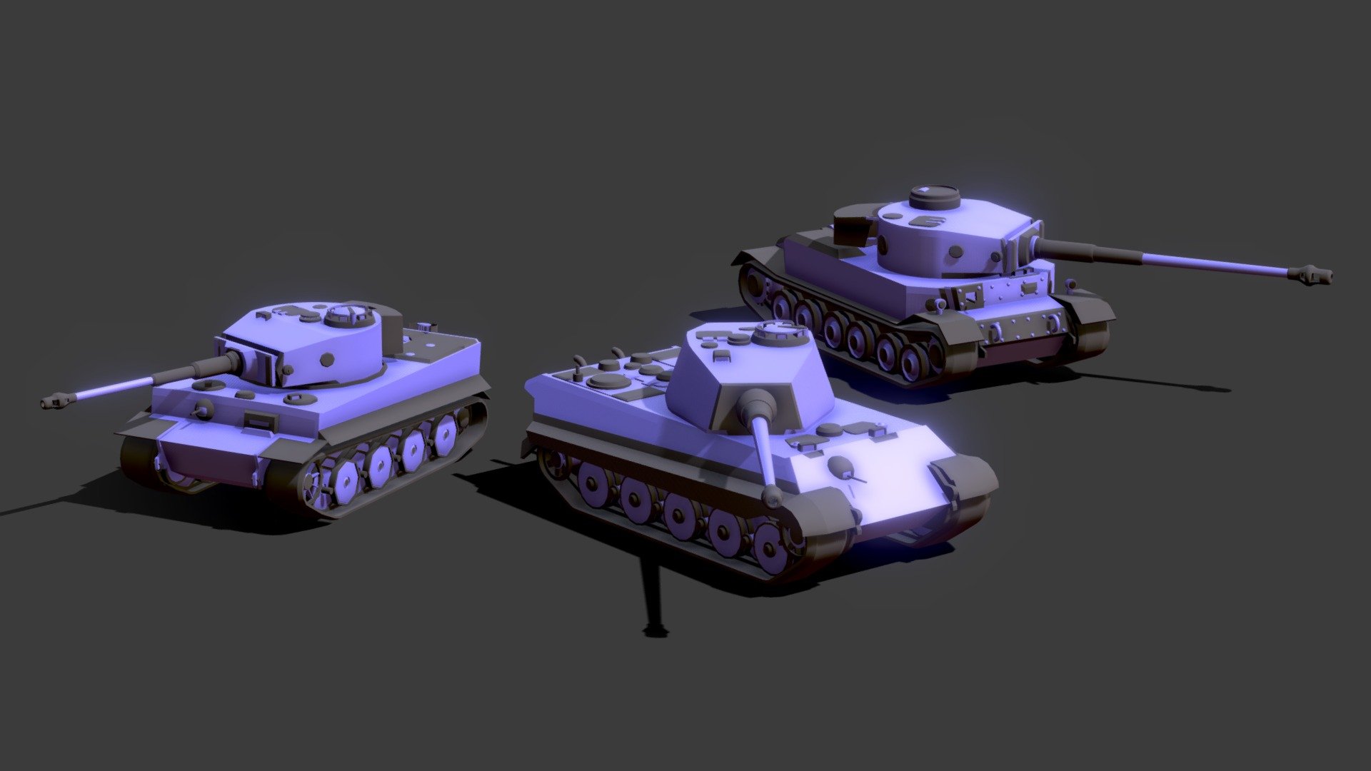 Tiger Series - 3D model by L.u.X [aa76203] - Sketchfab