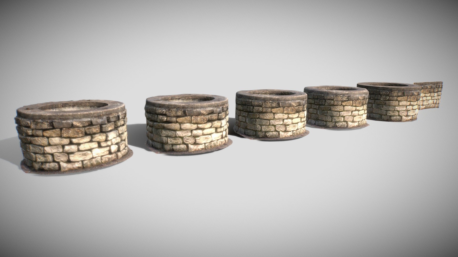 Stone Well - Photogrammetry & LODs - Download Free 3D model by Gorgious ...
