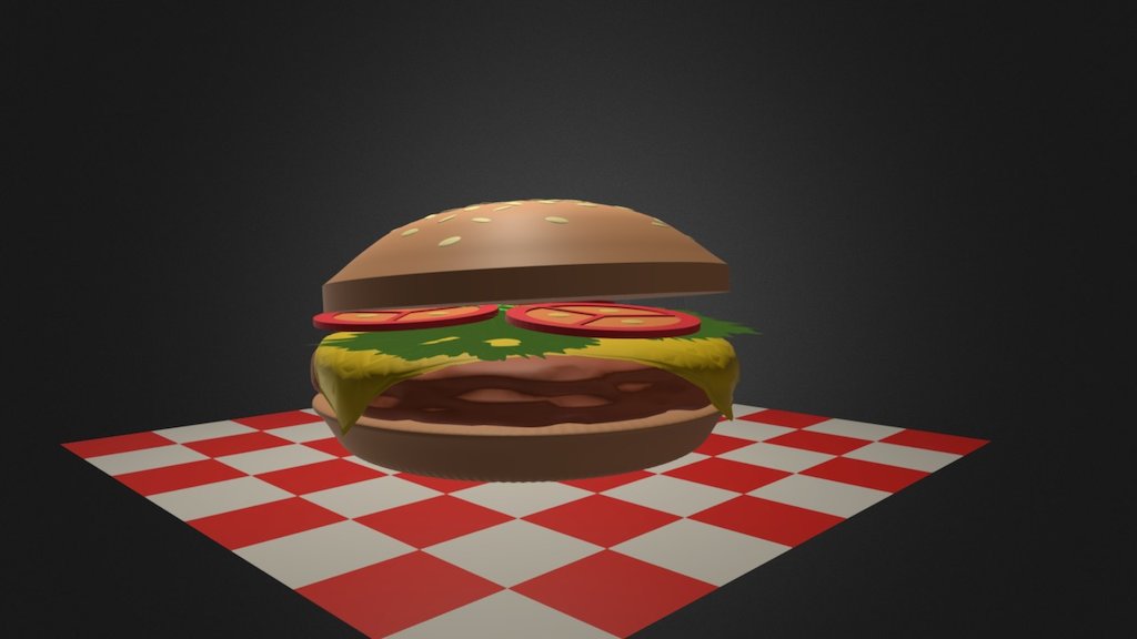 Cheeseburger - Download Free 3D model by anisjabir [aa770b4] - Sketchfab