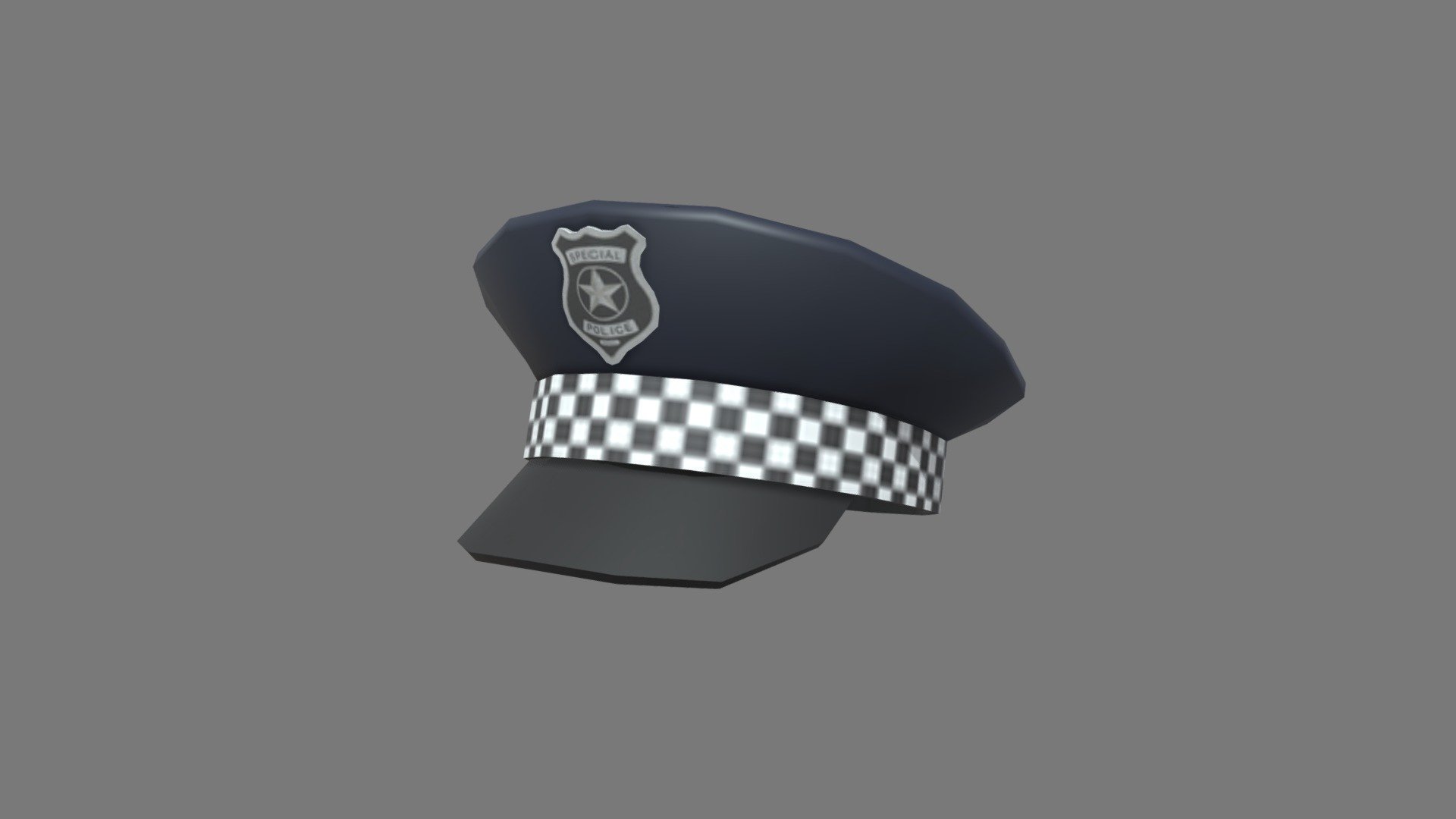 Police Hat - Buy Royalty Free 3D model by bariacg [aa77f32] - Sketchfab ...