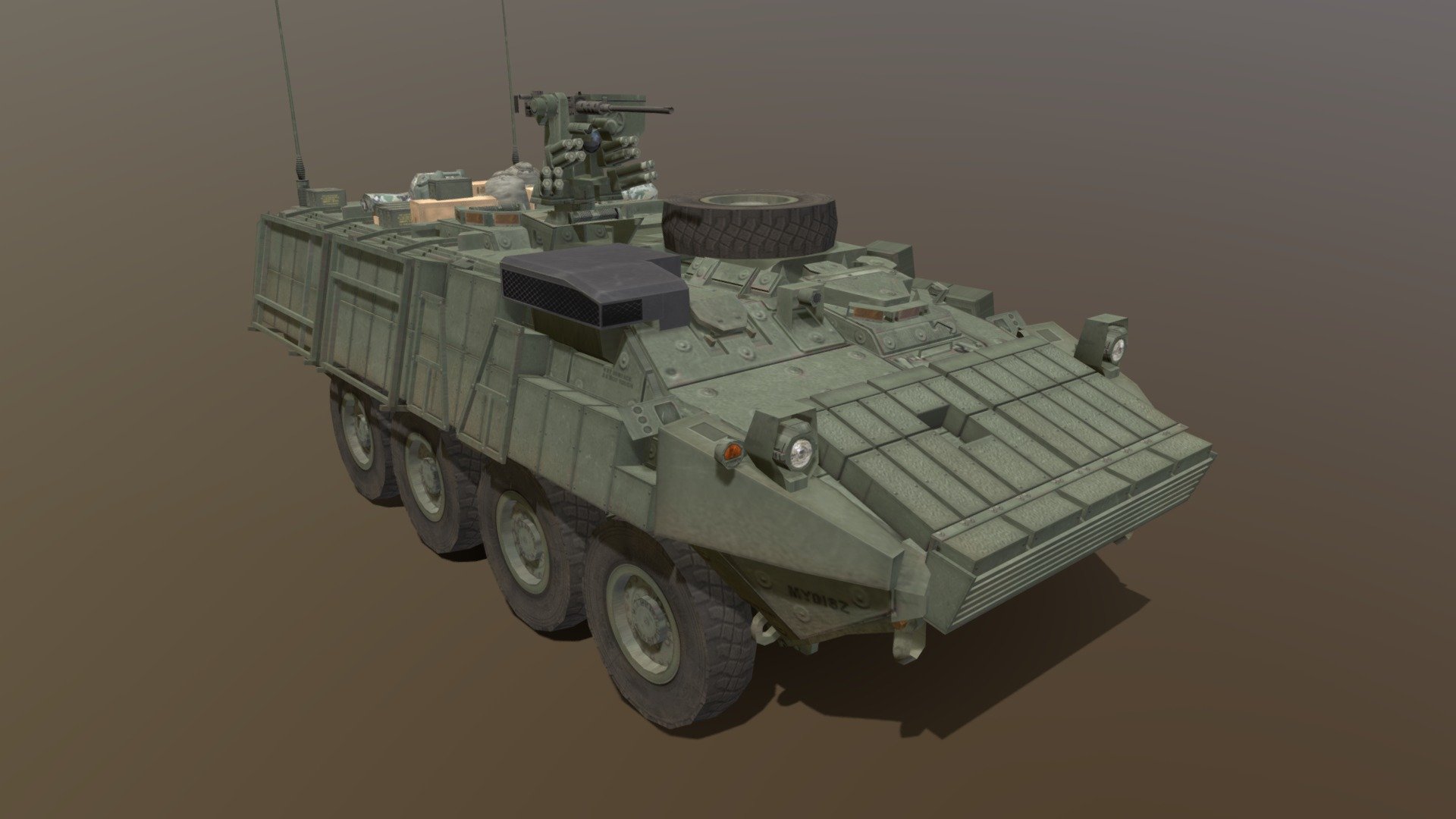 M1126 Stryker (.50 cal) - Download Free 3D model by 42manako [aa78a52 ...