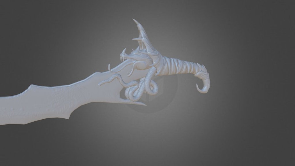 Dragon's Dagger - 3D model by Dant Ngzuyen (@dantngz) [aa79e69] - Sketchfab