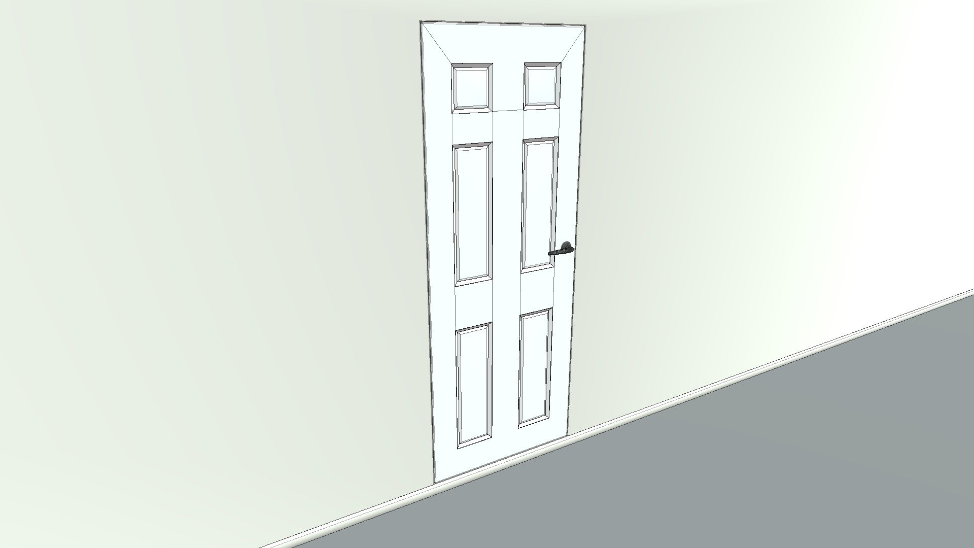 [Blender] Saturday Modeling Club 2021-04-10 Door - Download Free 3D ...