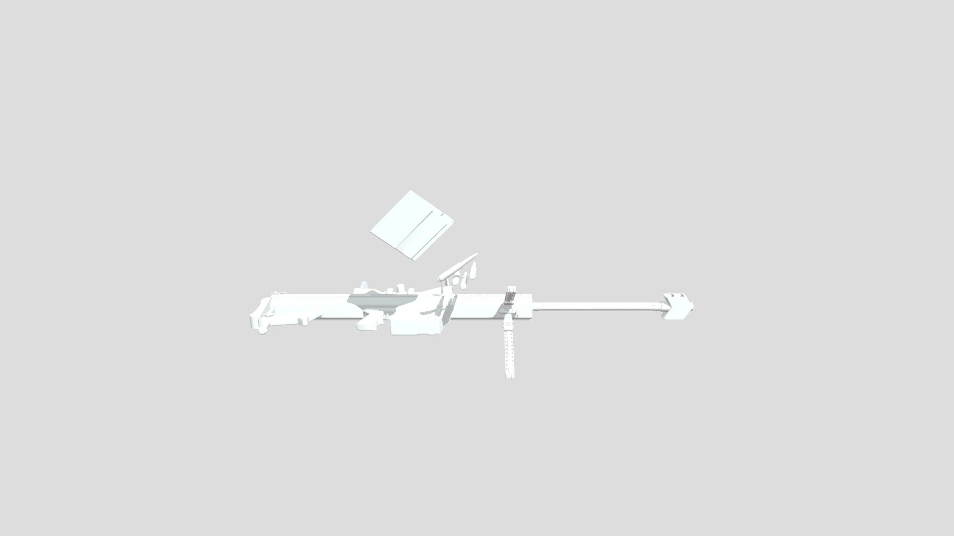 M107_ Barrett_.50_ Caliber_ Sniper_ Rifle - 3D model by Julian.Gonzalez ...
