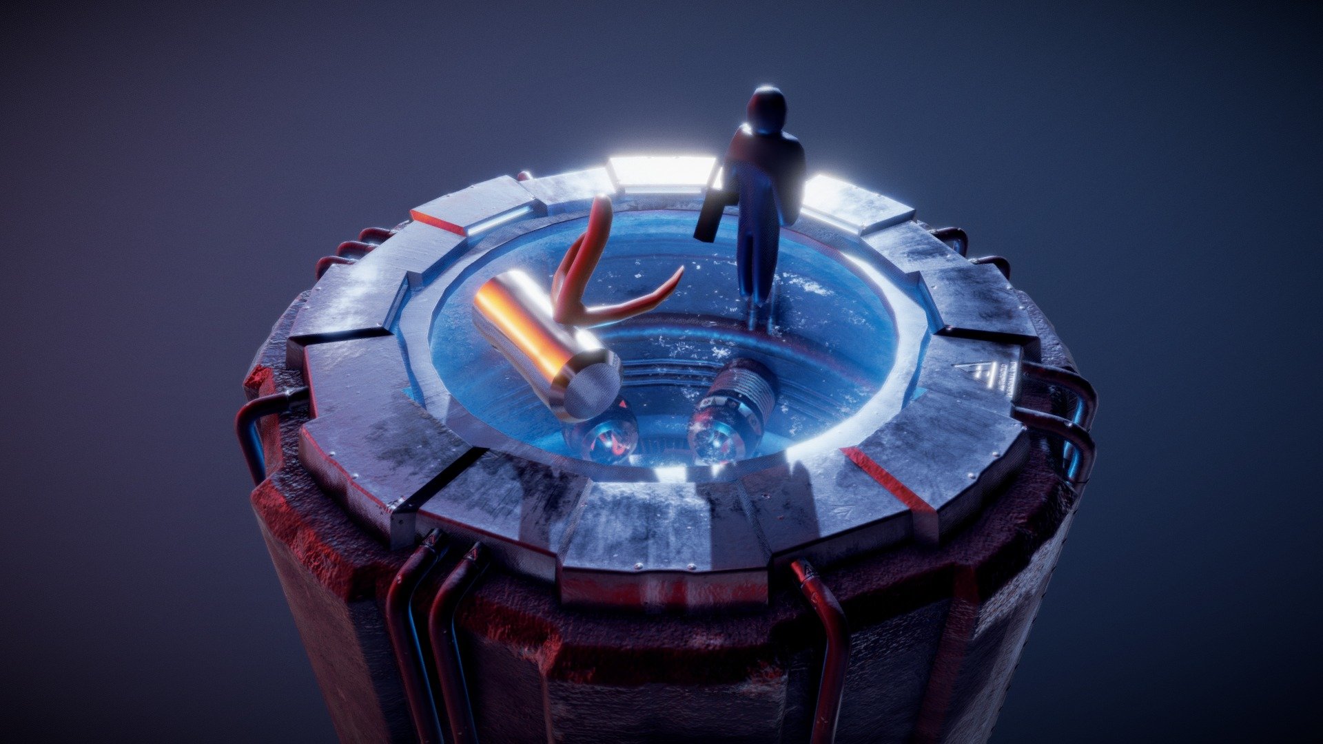Diorama - Sci-Fi Scene - Download Free 3D model by Michael Wright ...