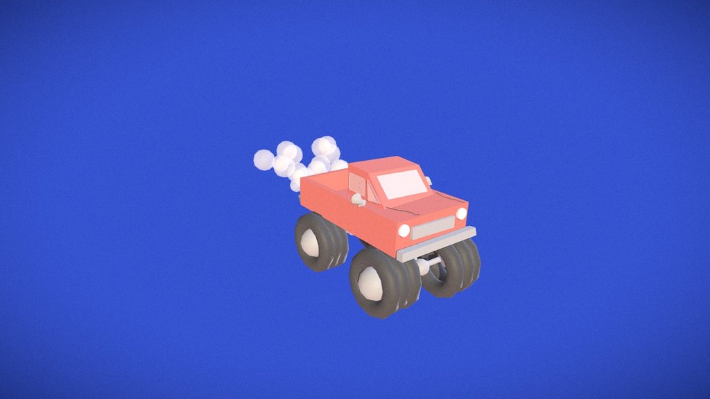 Monster Truck - 3D model by Randall Peltzer (@mogwai) [aa7a3b9] - Sketchfab