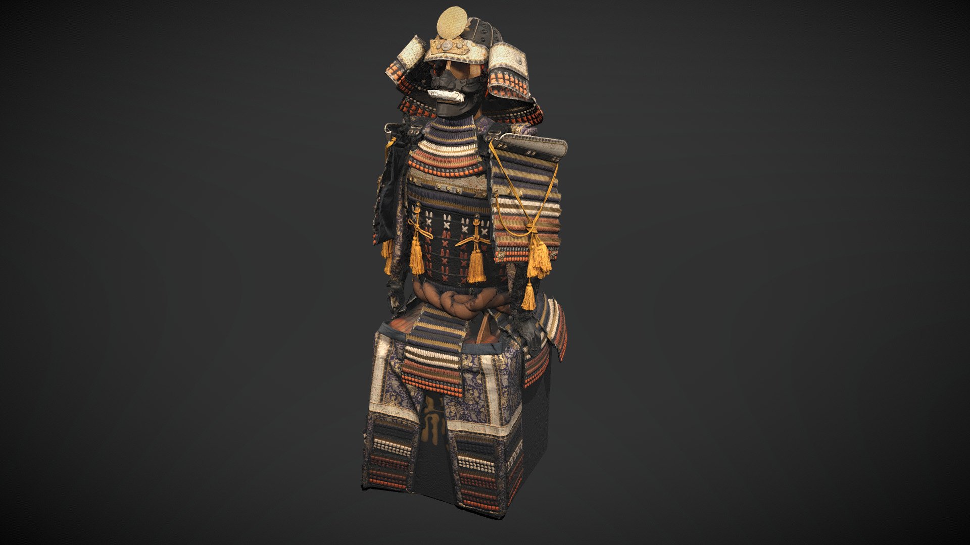 Armor - Yoroi (**) - 3D model by Digilithic [aa7a9cc] - Sketchfab