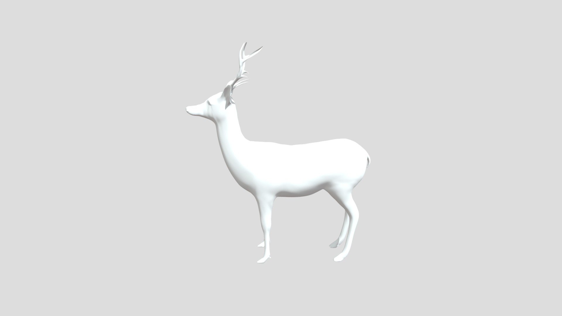 Deer - 3D model by Lopohost [aa7ab8a] - Sketchfab